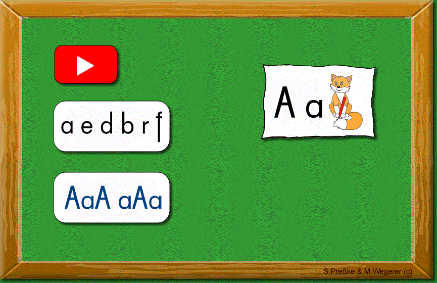 Druckschrift A a lernen